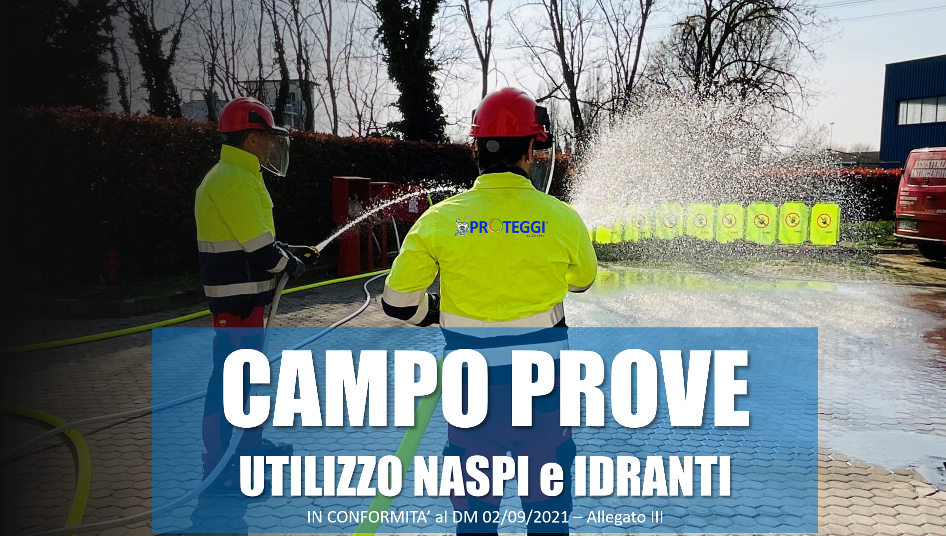 Corsi antincendio utilizzo naspi e idranti